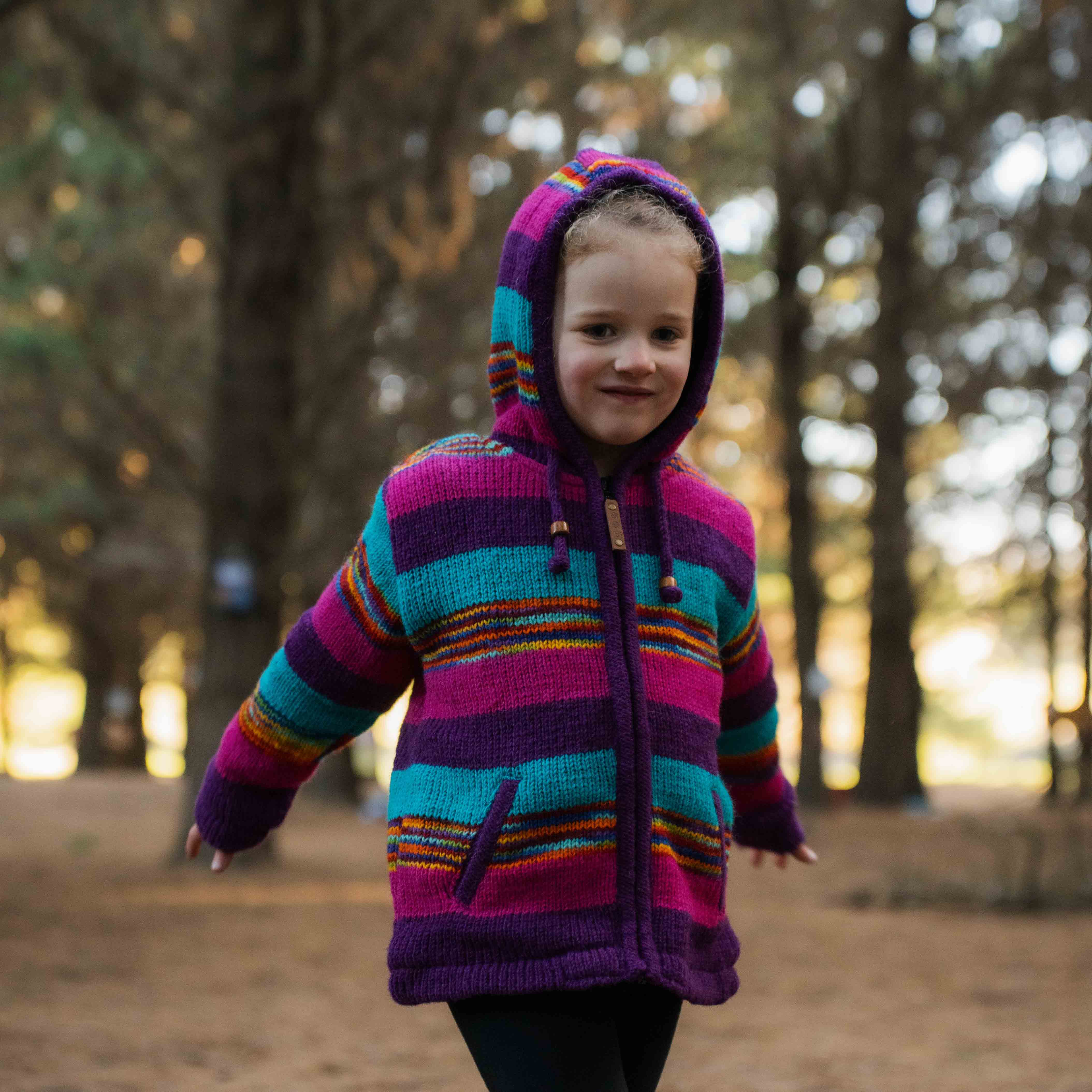 Kids Lollipop NZ Wool Jacket – Mount Kiwi