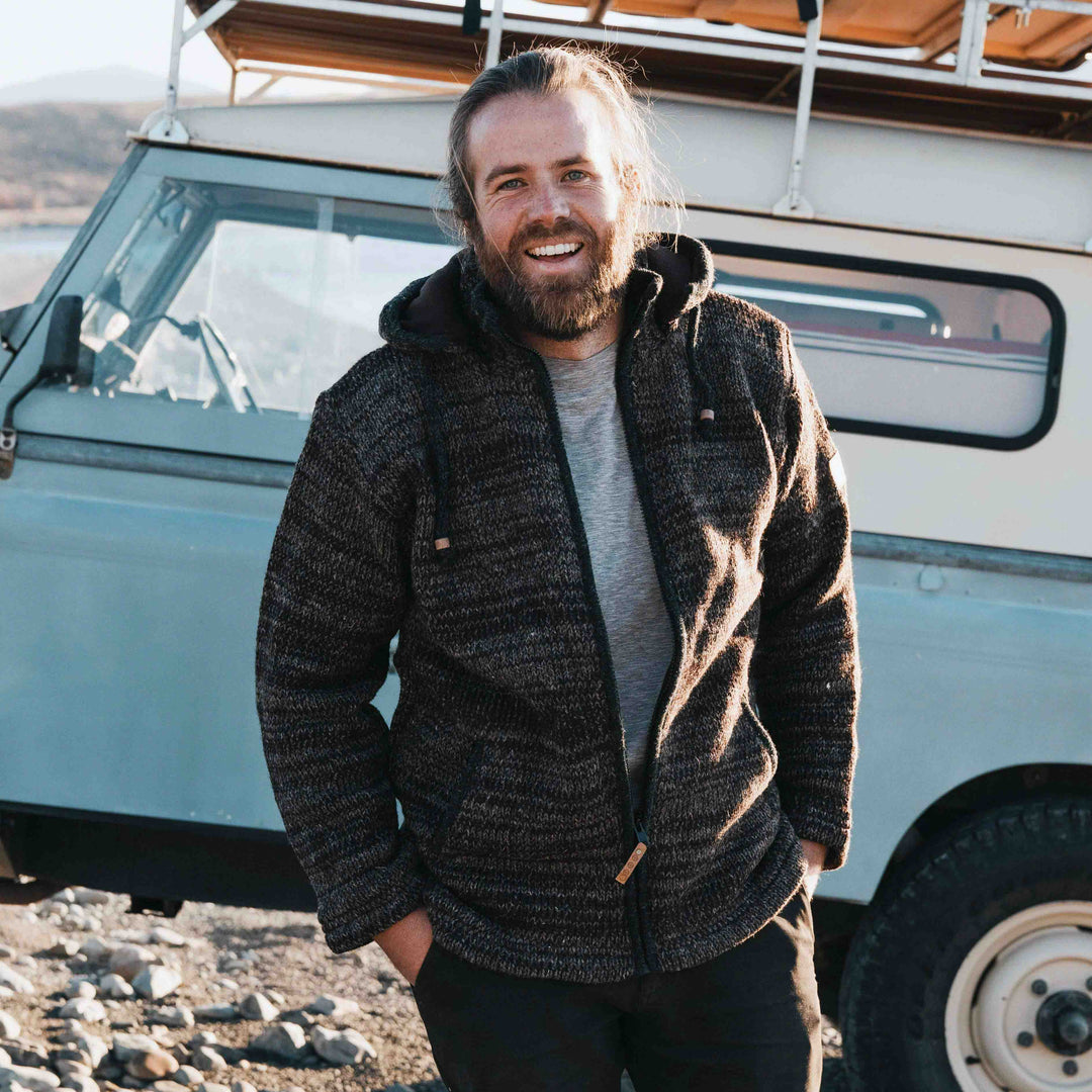 Mens Riverstone NZ Wool Jacket - Brown Mix – Mount Kiwi