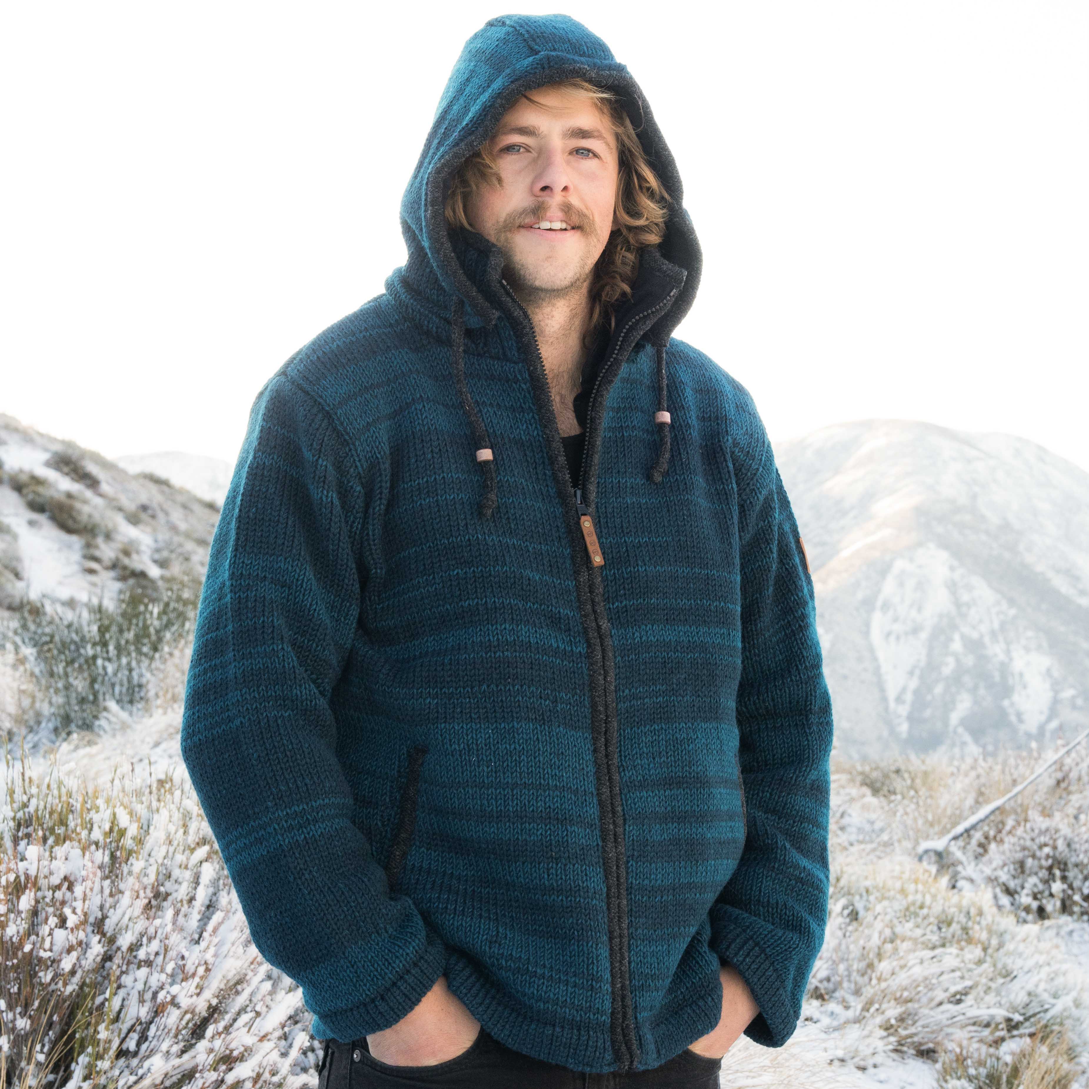 Men's Riverstone NZ Wool Jacket - Petrol – Mount Kiwi