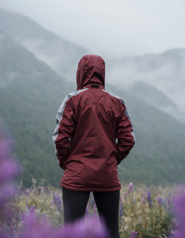 Ventura Waterproof Rain Jacket - Women Red - Mount Kiwi
