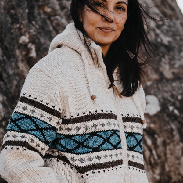 Women's Southern Alps NZ Wool Jacket - Mount Kiwi